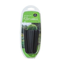 10cm (4") Black Plant Labels (Pack of 50)