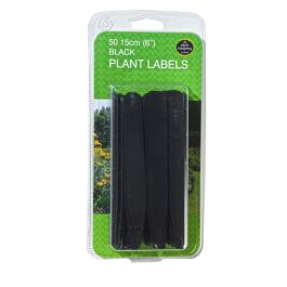 15cm (6") Black Plant Labels (Pack of 50)