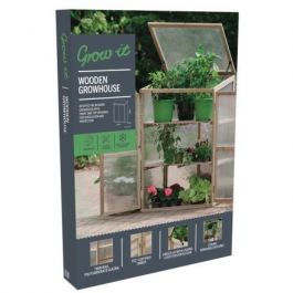 Grow It Wooden Grow House - Natural